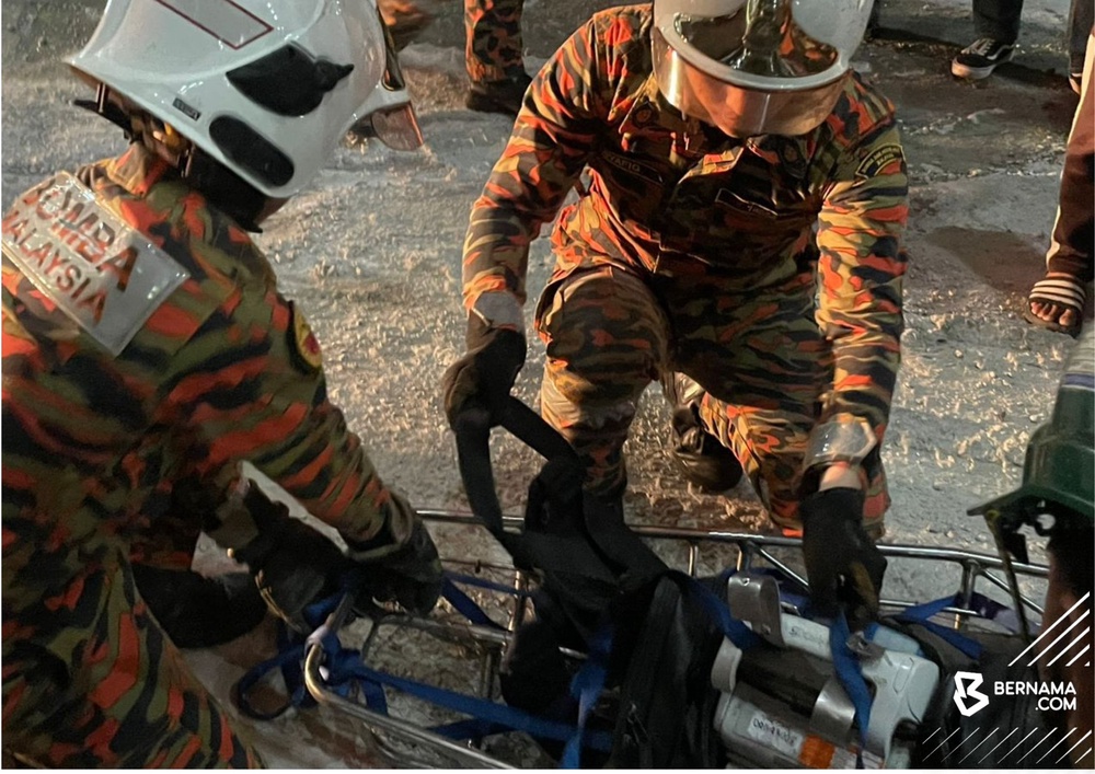 Operator Kren Meninggal Dunia Dalam Kabin Di Ketinggian 20 Meter