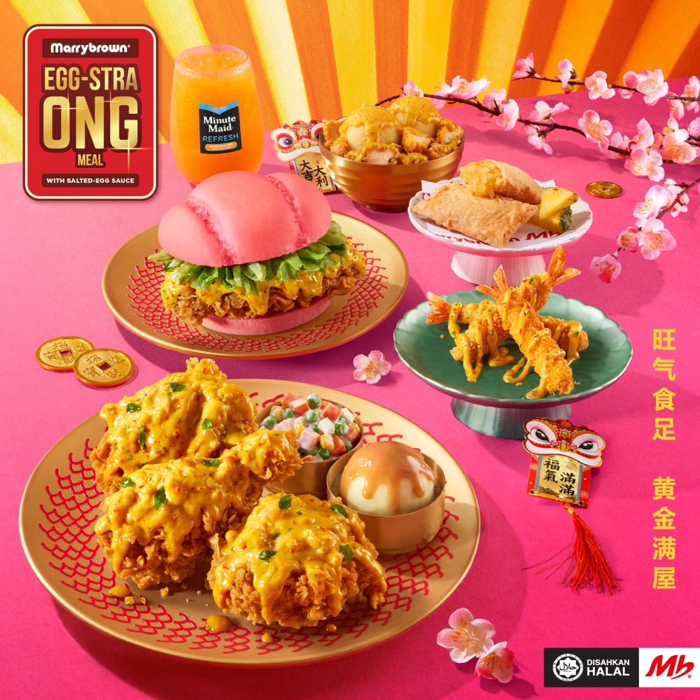 Raikan Kemakmuran Dengan Egg-Stra Ong Marrybrown!