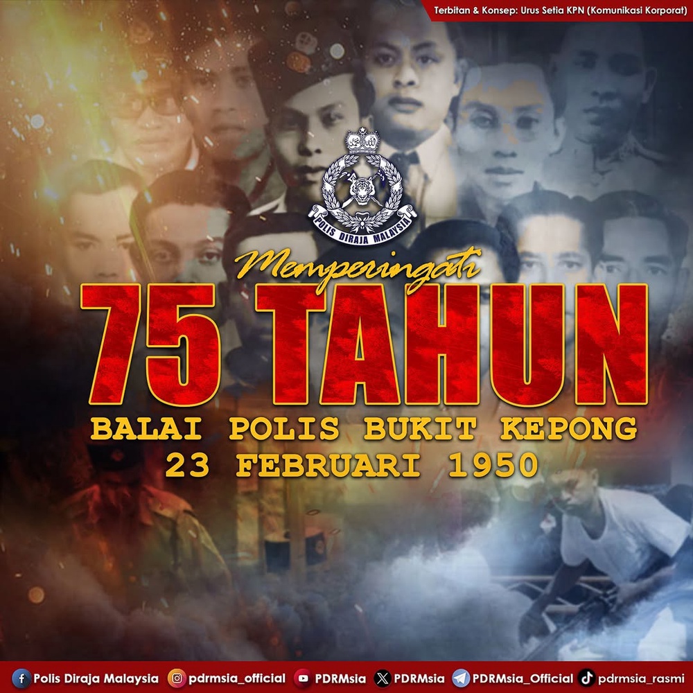 Genap 75 Tahun, Tragedi Bukit Kepong Masih Segar Dalam Ingatan