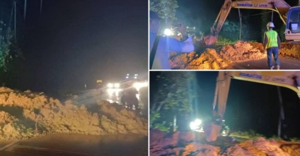 Tebing Runtuh: Laluan Gua Musang-Kuala Krai Sesak Dua Kilometer