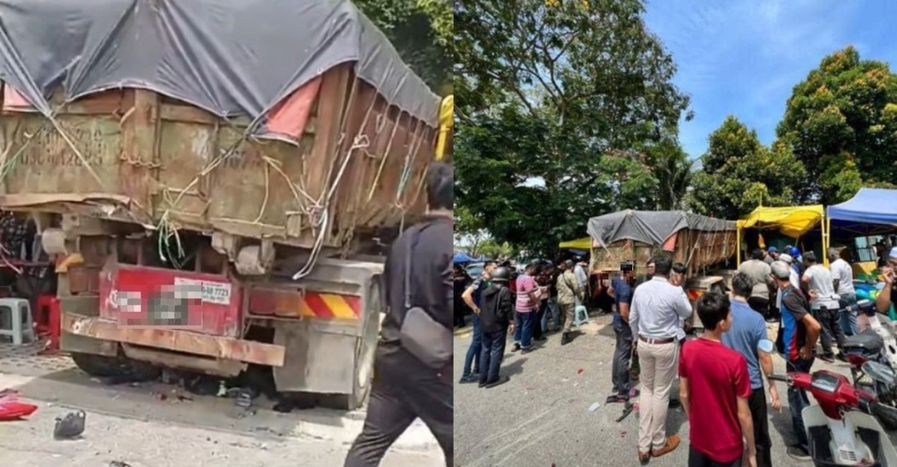 Lelaki Maut Selepas Lori Rempuh Gerai, Pagar Masjid Di Sungai Buloh