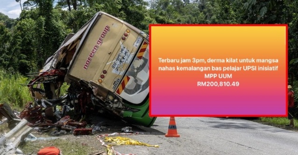 MPP UUM Berjaya Kumpul Derma Lebih RM200K Untuk Mangsa Nahas UPSI