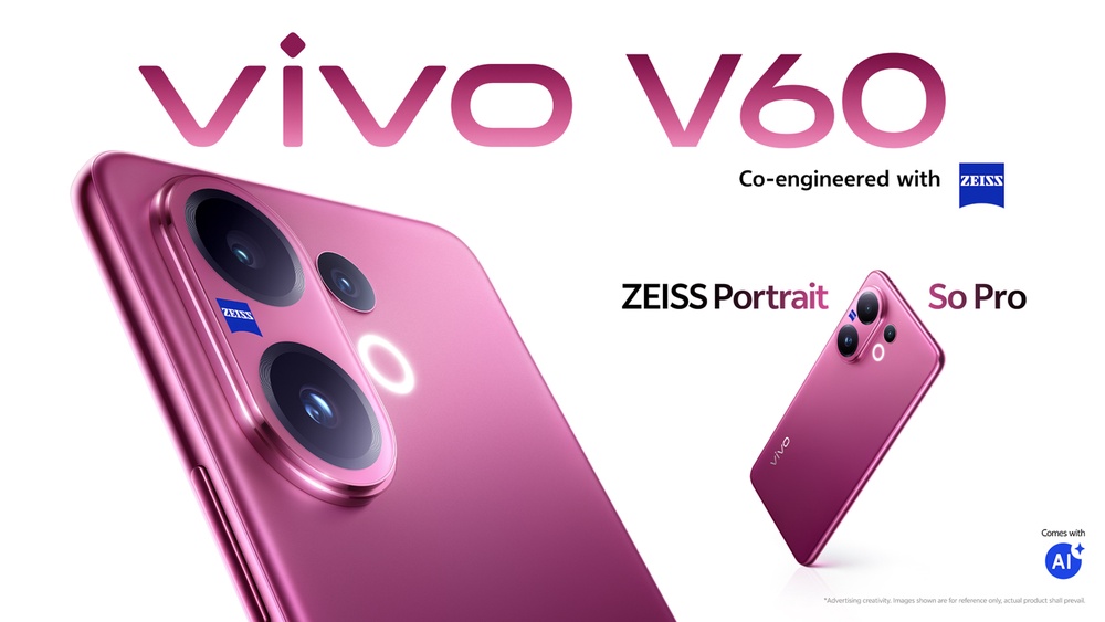 Vivo V60 debuts in Malaysia at KL Fashion Week, to launch soon with 50MP Zeiss telephoto camera