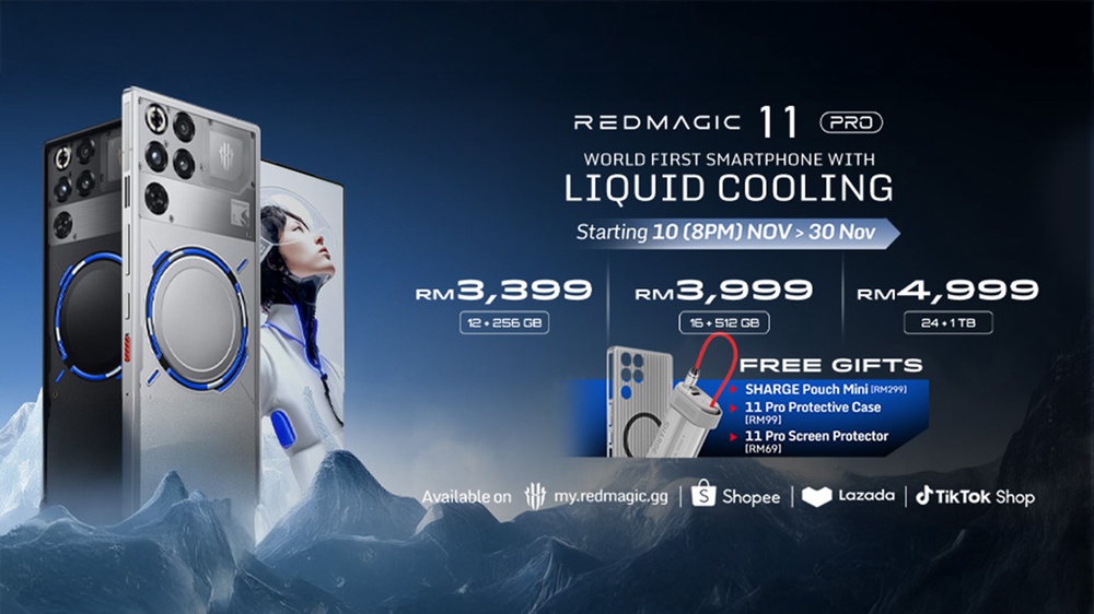 RedMagic 11 Pro登陆大马：搭载Snapdragon 8 Elite Gen 5，售价3399令吉起