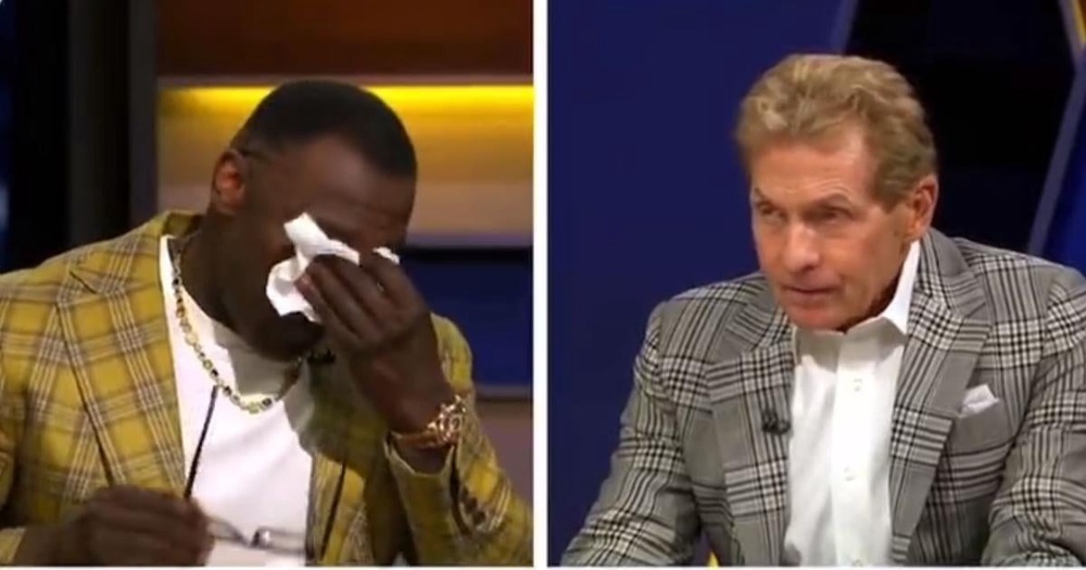 Shannon Sharpe Has Tearful Message for Skip Bayless During Final ...
