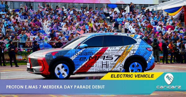Proton e.MAS 7 EV Basks In Limelight Of Merdeka Day Parade Appearance