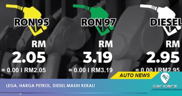 Ini Dia Harga Petrol, Diesel Bermula Esok