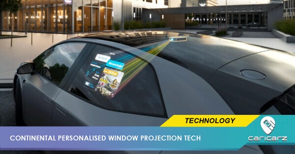 Continental Unveils Personalised Window Projection Technology