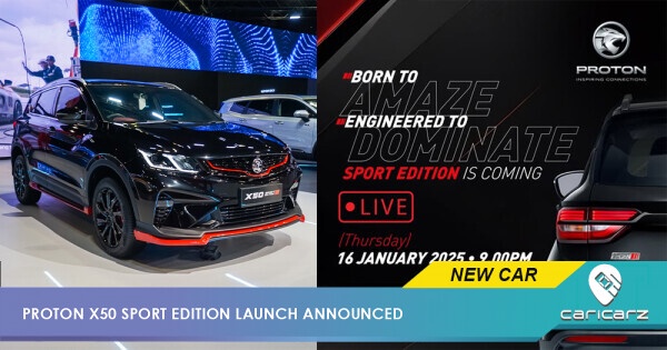The Proton X50 Sport Edition Launches On Jan 16 With Just 1,000 Units Planned