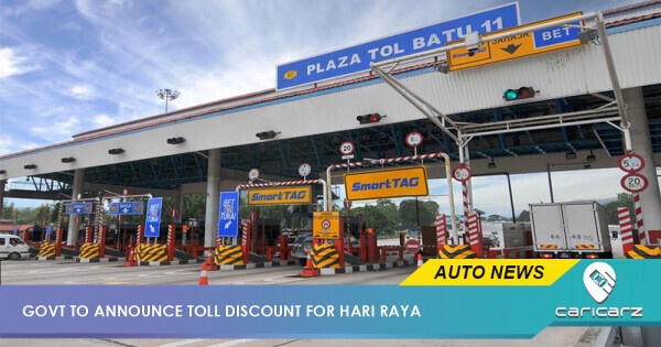 Hari Raya Aidilfitri Toll Discount to be Announced Soon – Govt