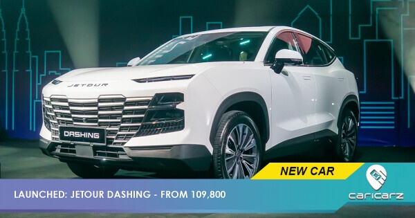 Launched: Jetour Dashing – 2 Variants, From RM109,800