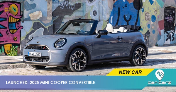 Launched: 2025 MINI Cooper Convertible – RM318,888