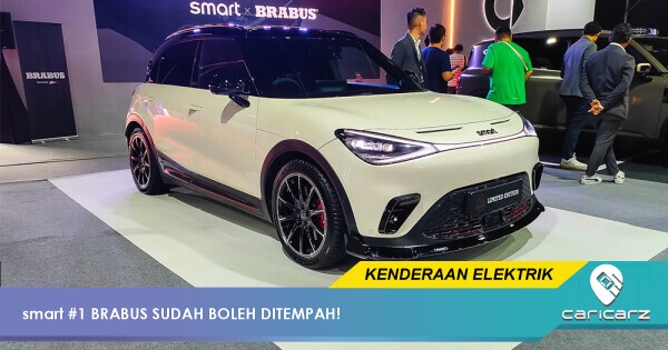 MAS 2025: smart #1 BRABUS Edisi Terhad Didedah, Hanya Ada 20 Unit