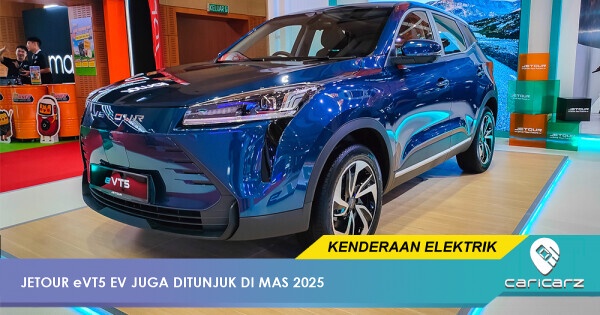 MAS 2025: Jetour eVT5 EV Didedah, SUV B-Segmen, Jarak Gerak Hingga 356km
