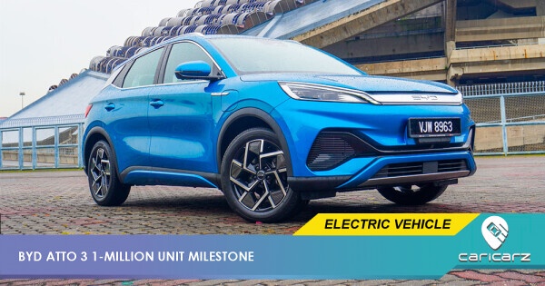 BYD Atto 3 Surpasses 1 Million-Unit Milestone Globally