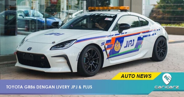 Toyota GR86 Dengan Livery JPJ & PLUS Curi Perhatian