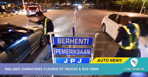 Over RM6.2Mil In Summonses Cleared By Freight And Bus Companies - JPJ
