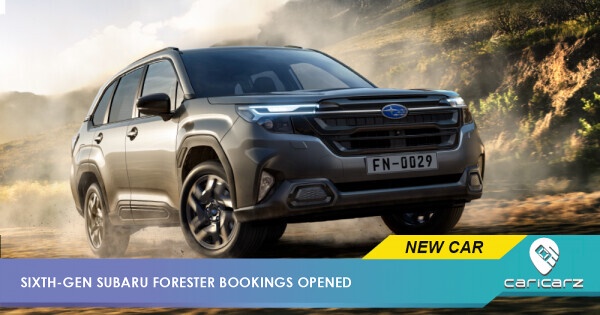 Sixth-Gen Subaru Forester Teased, Bookings Now Opened