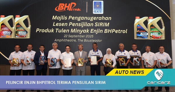 Minyak Pelincir BHPetrol Yang Tulen Mudah Dikesan, Ada Label Kod QR SIRIM
