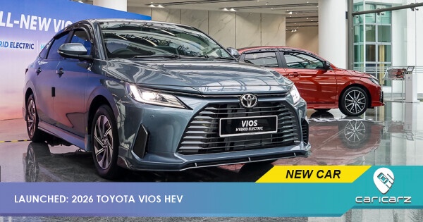 Launched: 2026 Toyota Vios HEV – 2 Variants, From RM103,900