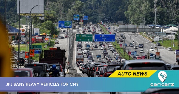 JPJ Enforces Heavy Vehicle Road Ban Ahead of CNY To Ease Traffic
