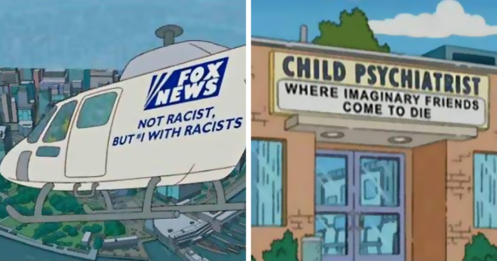 33 Of The Wittiest Signs Found In The Simpsons