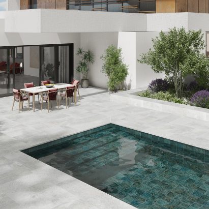 Steel tiles by Ceracasa