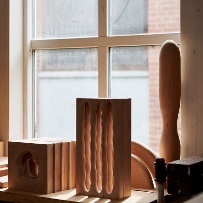 Three exhibition showcases timber craftsmanship by Scandinavian designers