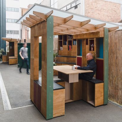 George Fisher creates modular social space for homeless hostel in London