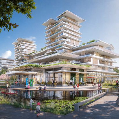 Foster + Partners draws on "historic water towns" for Shanghai ...
