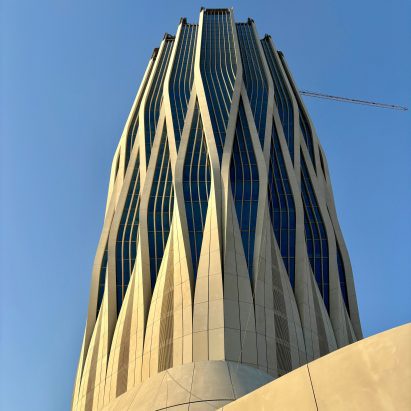 Photos reveal Zaha Hadid Architects' Central Bank of Iraq nearing ...