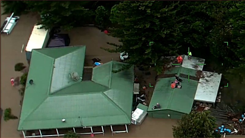 Victoria Police aviation assets assists with flash flooding along Great ...