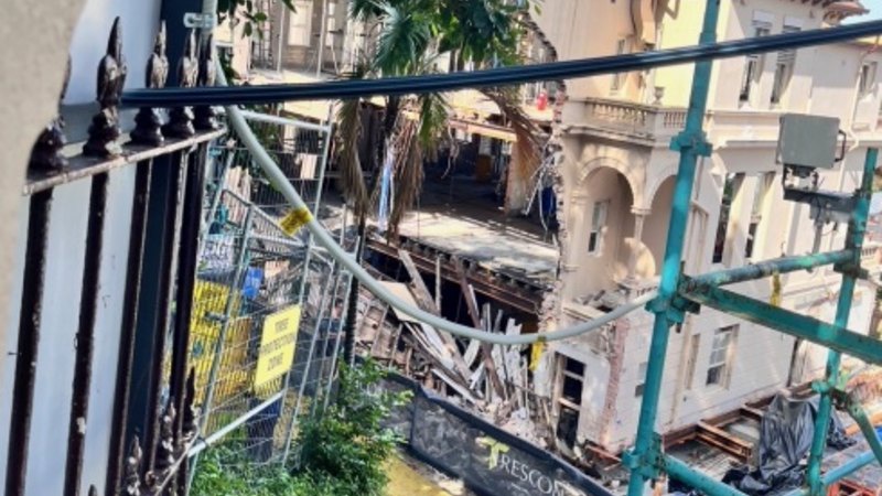 ‘Freak accident’: Rose Bay villa partially collapses during luxury rebuild