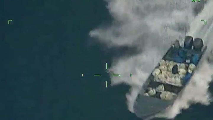 Police chase drug gang on boats carrying four tonnes of cocaine