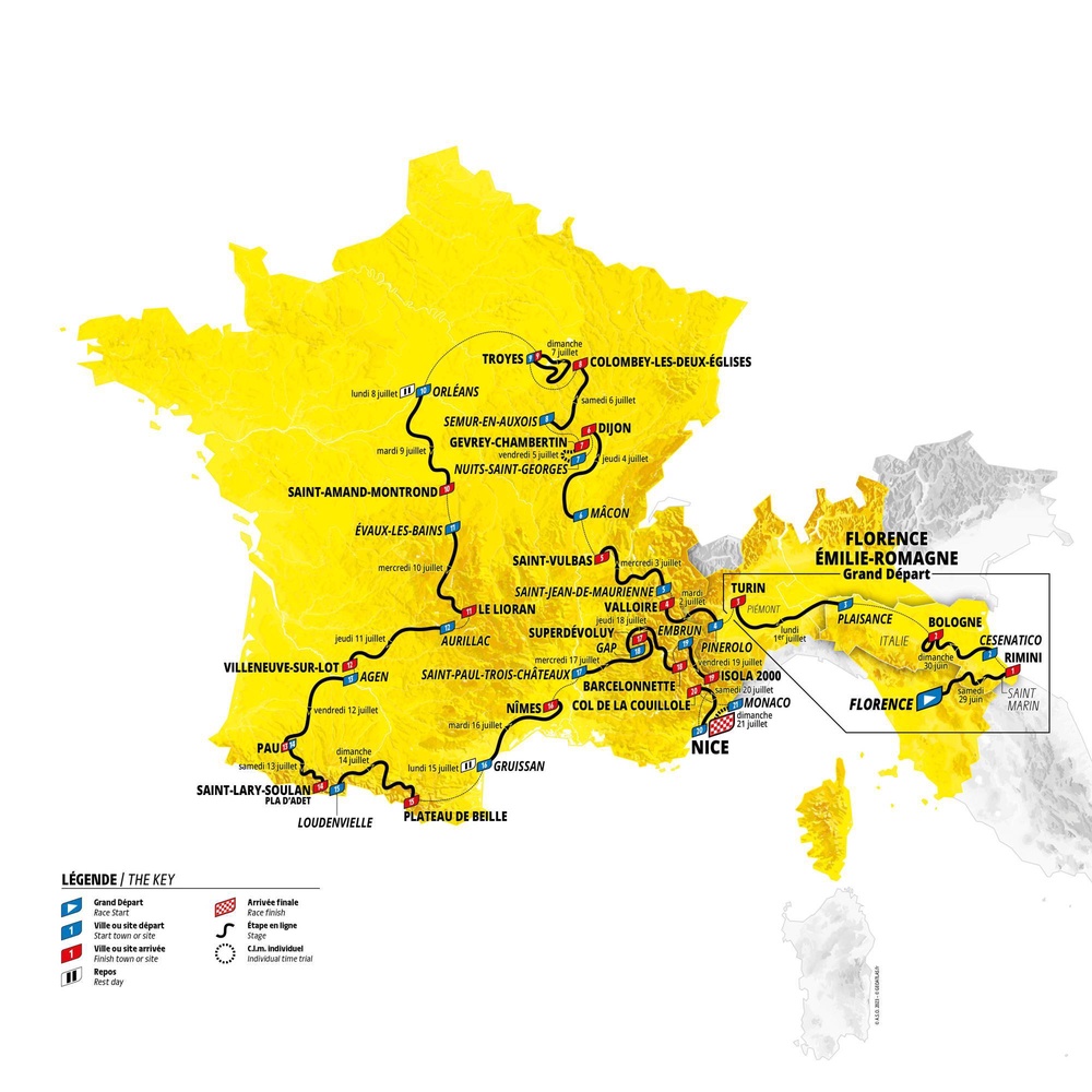 Tour de France 2024 route revealed as race finishes outside Paris for ...
