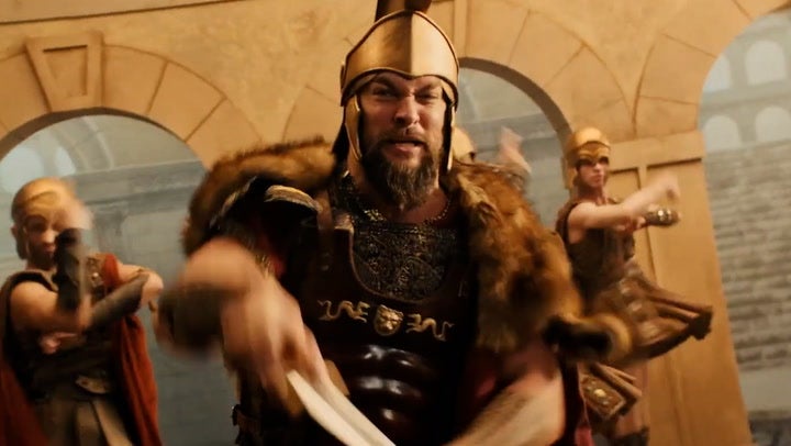 Jason Momoa spoofs Roman Empire TikTok trend in full gladiator armour ...