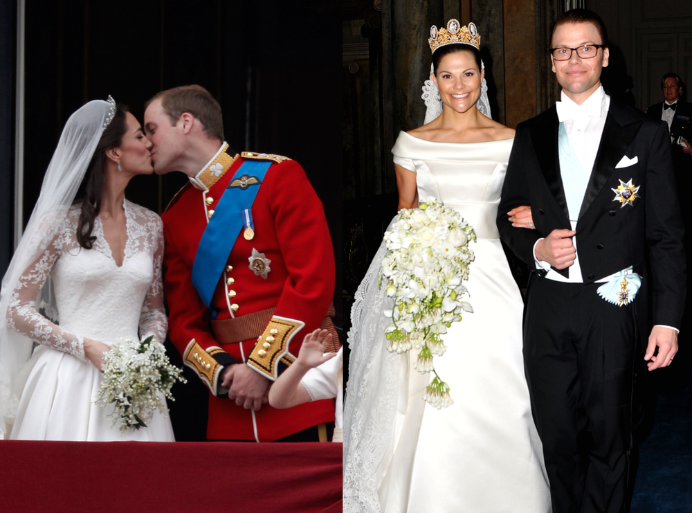 From Prince William and Kate to the Crown Prince and Princess of Jordan ...
