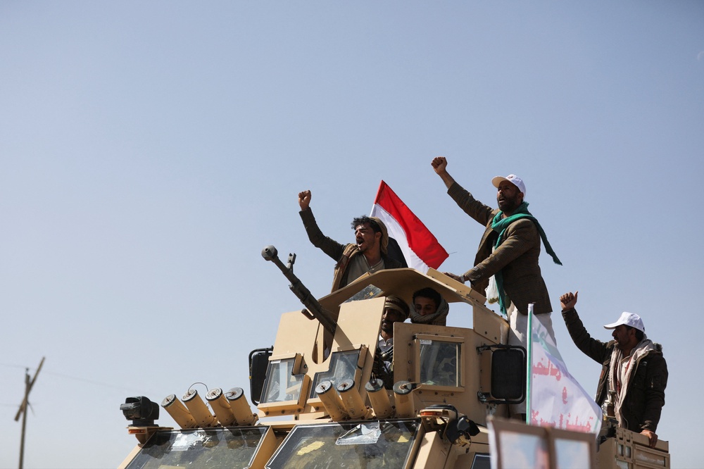 Middle East Airstrikes Fresh Strikes On Houthi Anti Ship Missiles As