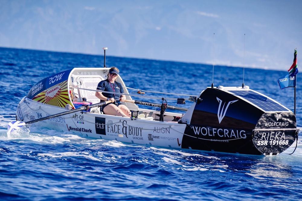 Mother who rowed solo across Atlantic for World’s Toughest Row reaches land