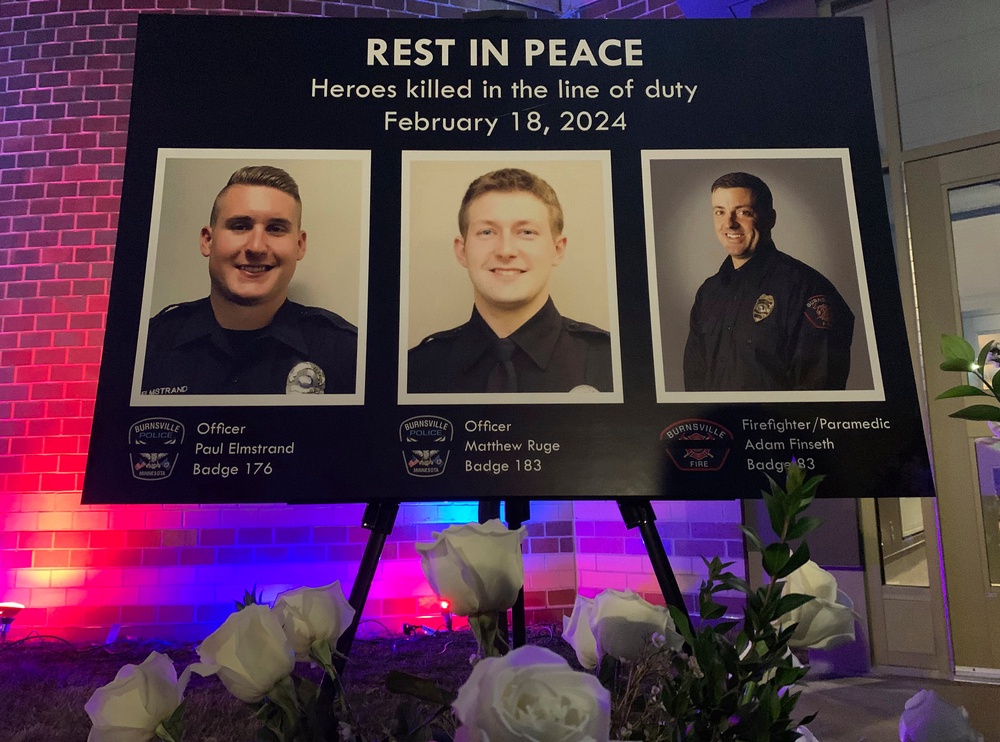 Thousands expected at memorial service for 3 slain Minnesota first ...