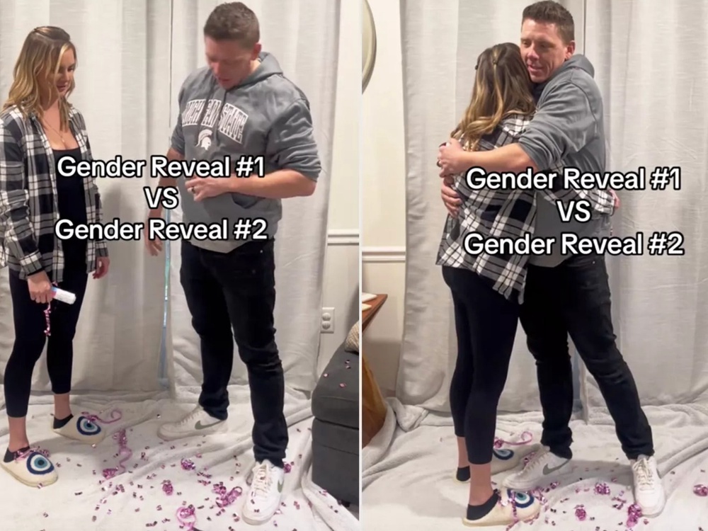 Pregnant woman sparks debate after crying over gender reveal of second ...