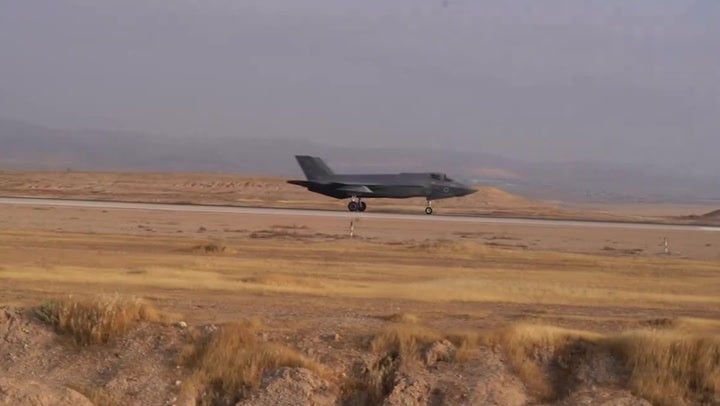 Watch: F-35I Adir fighter jets return to Israeli airbase after Iran ...