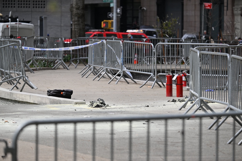 Police reveal what man who set himself on fire outside Trump trial ...