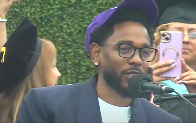 Kendrick Lamar surprises students with commencement speech at Compton’s ...