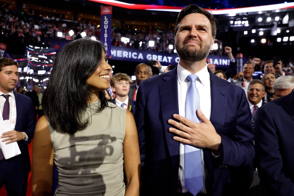 Inside the unlikely romance of JD Vance and wife Usha Chilukuri Vance ...
