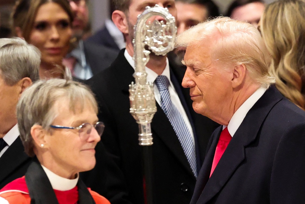 Who is the DC bishop that defiantly stood up to Trump in middle of his ...