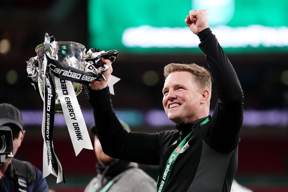 Family at the forefront of Eddie Howe’s mind after final success