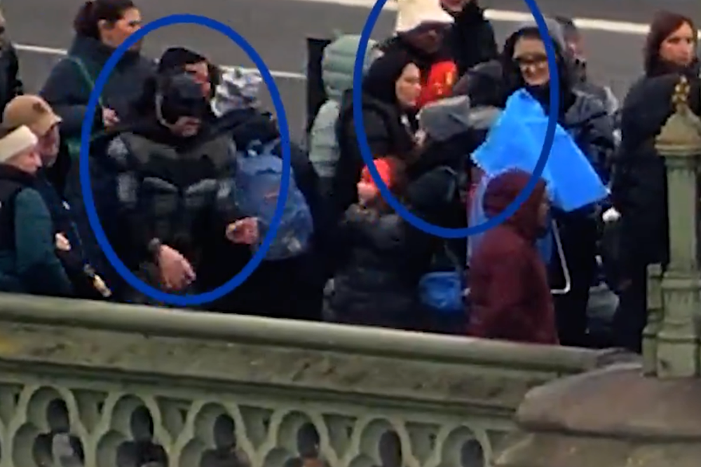 Police disguised as Batman and Robin arrest rogue street traders on ...