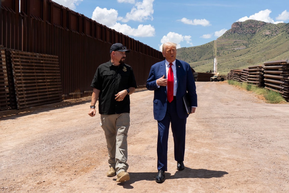 Trump orders military to take control of border lands as he continues ...