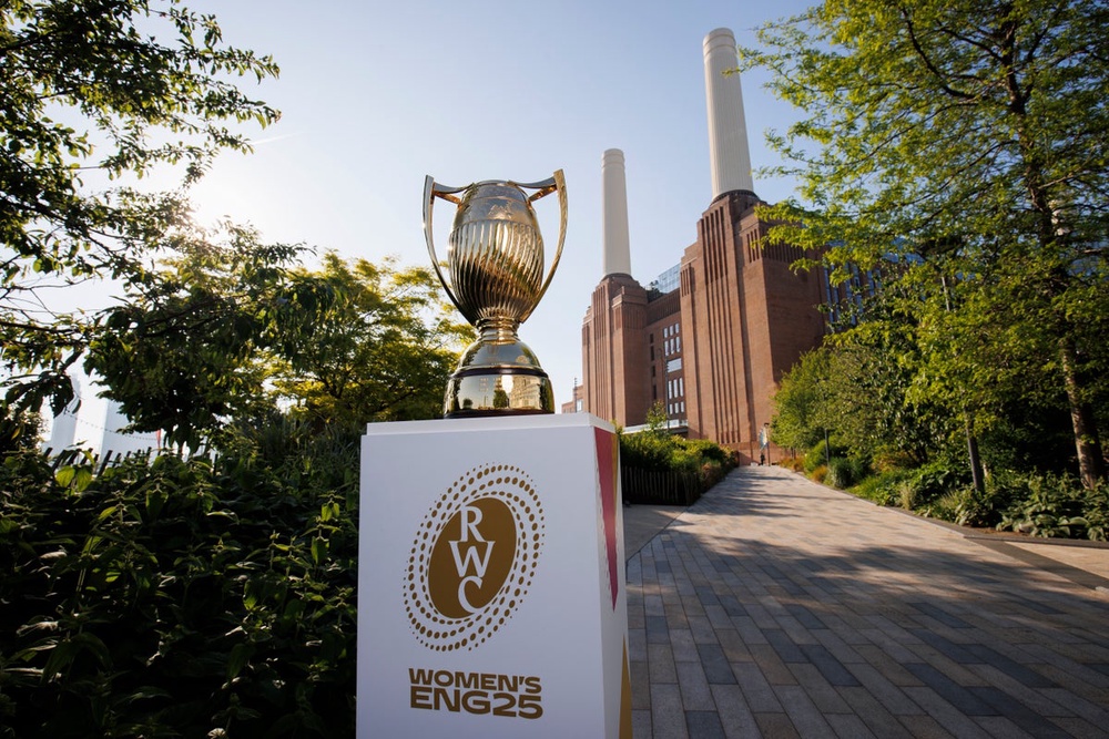 New Women’s Rugby World Cup trophy unveiled to mark 100 days to go ...